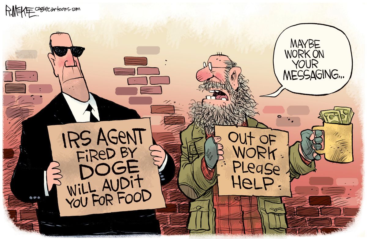 5 hilariously sparse cartoons about further DOGE cuts | The Week