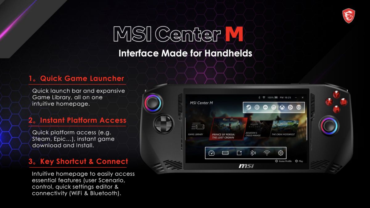 MSI Claw: Specs, design, interface and more | Tom's Guide