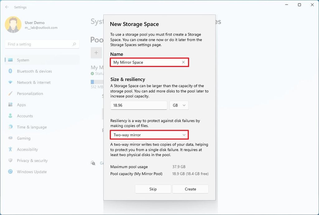 How to create mirror volume on Windows 11 | Windows Central