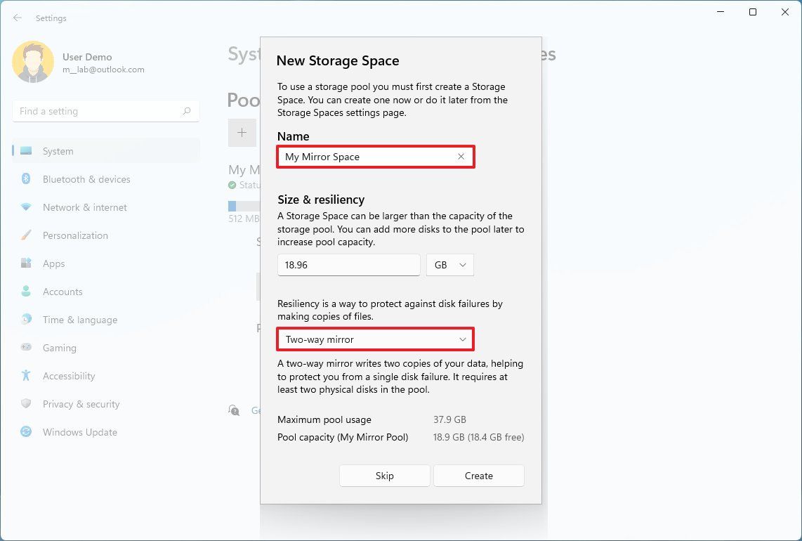 How to create mirror volume on Windows 11 | Windows Central