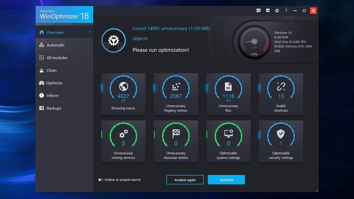 Ashampoo WinOptimizer review | TechRadar