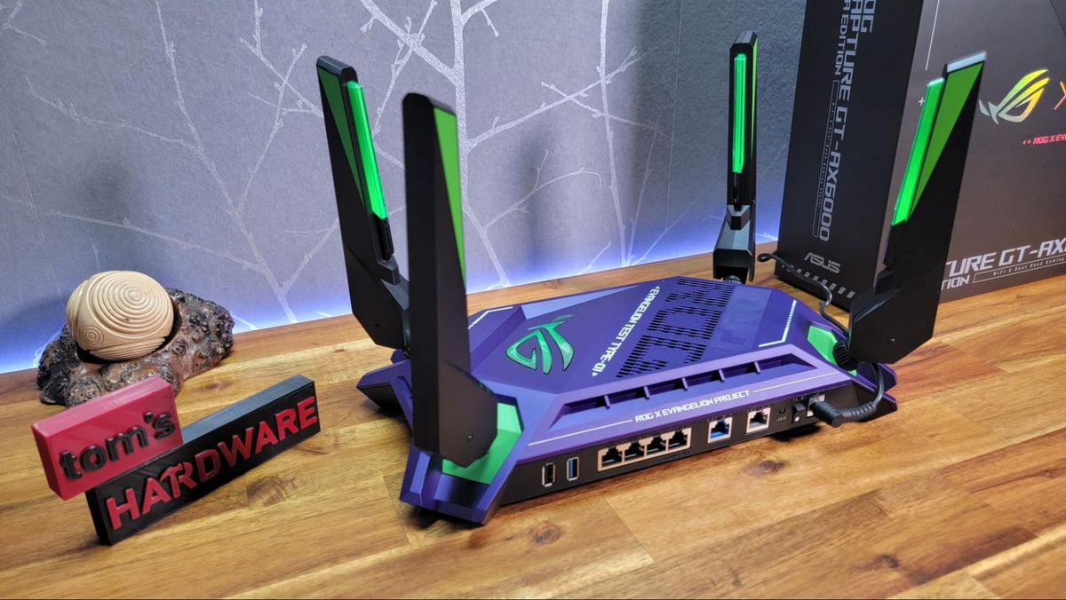 Asus ROG Rapture GT-AX6000 EVA Edition Review: Polarizing Looks, High ...