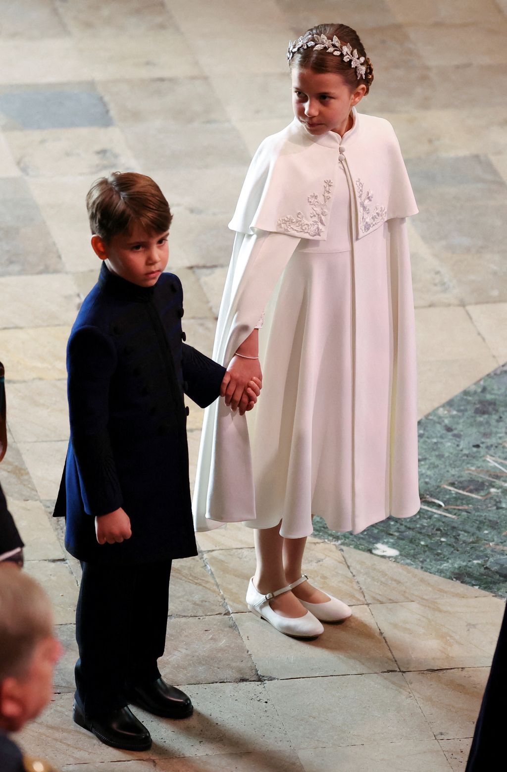 Princess Catherine and Princess Charlotte wear matching tiaras and ...