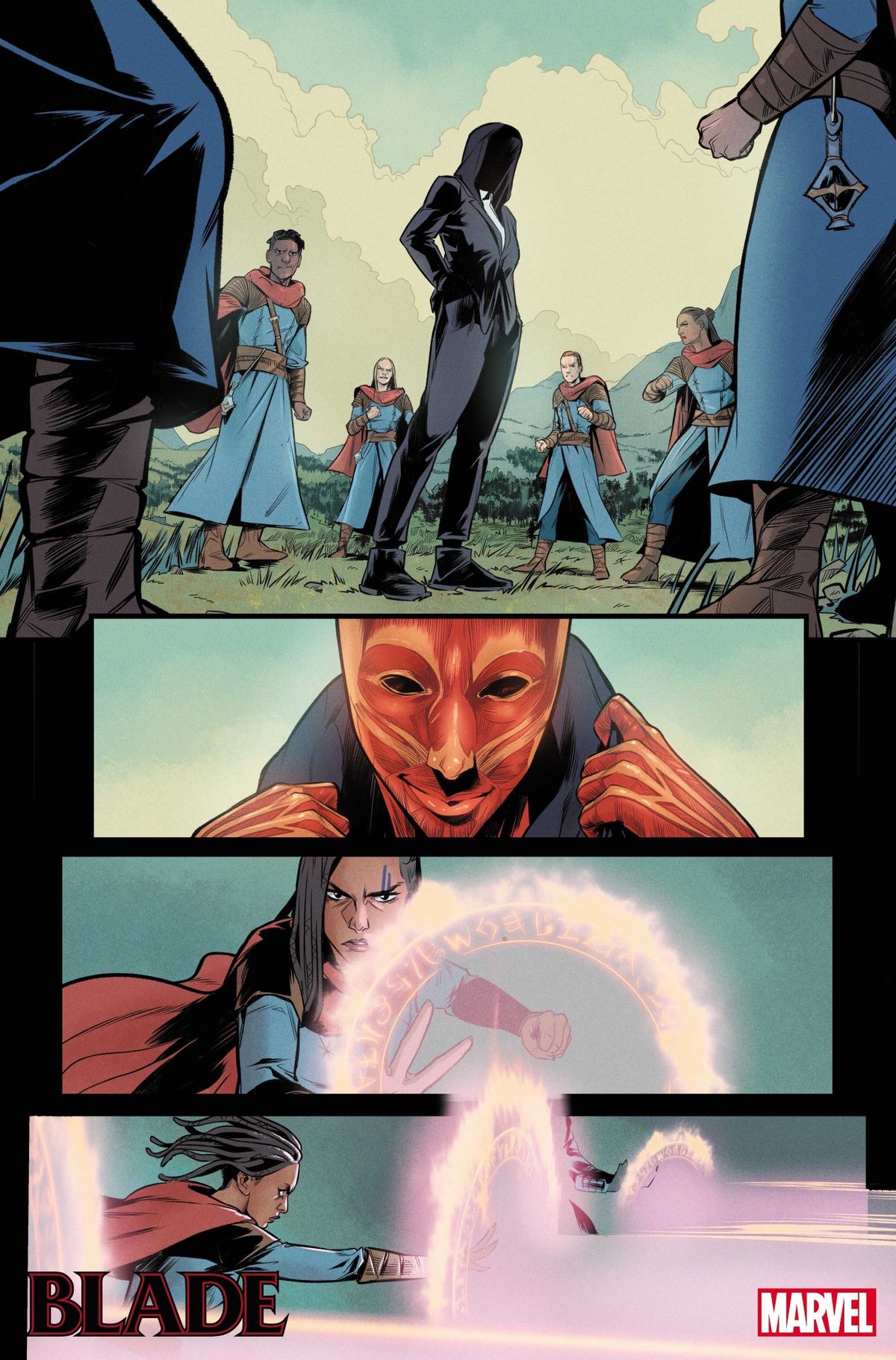 Blade battles his new arch-enemy in Blade #5 | GamesRadar+