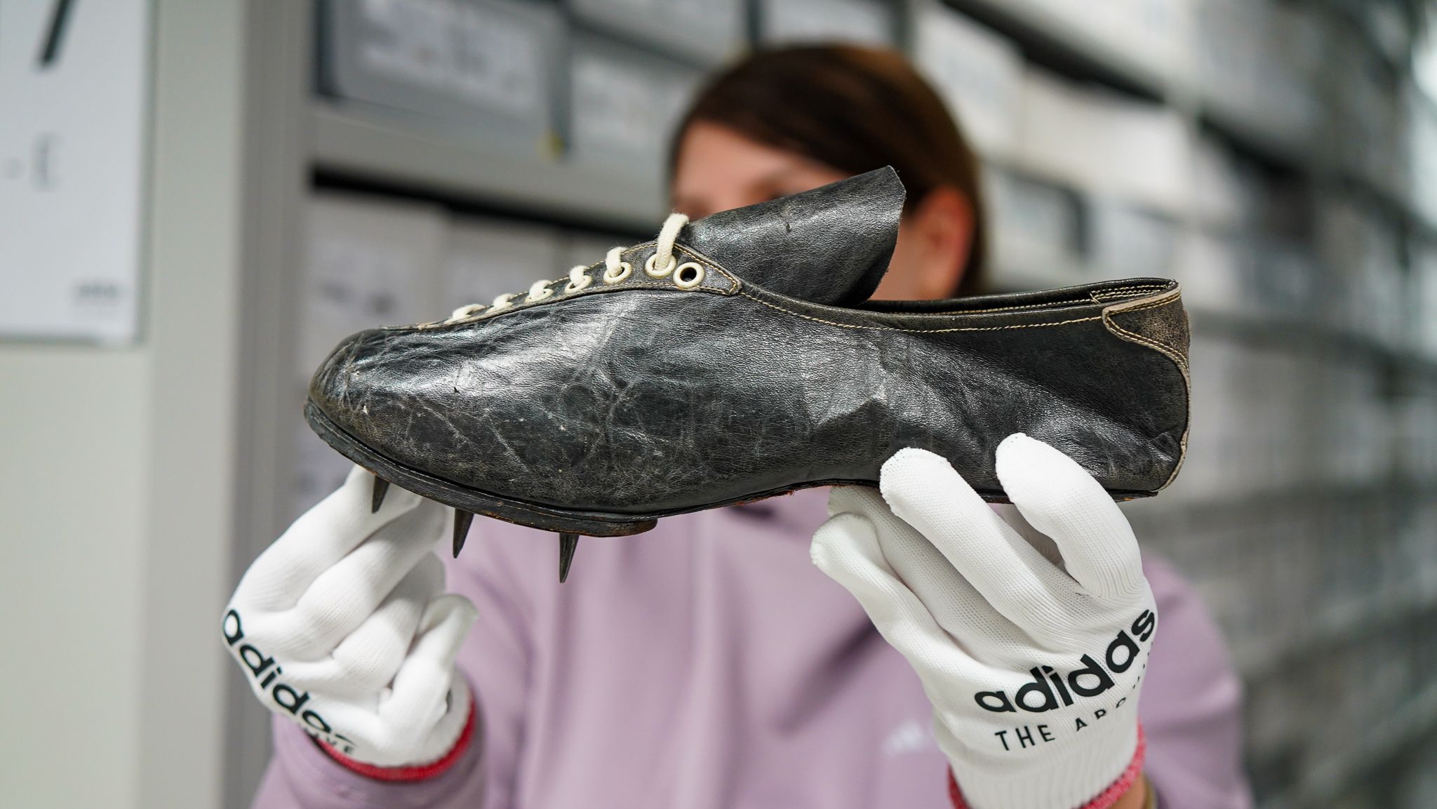 I visited the Adidas Archives and saw the first-ever Adidas track ...