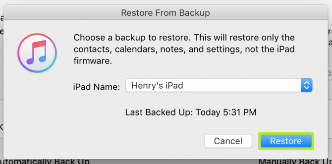 How to Backup and Restore an iPad with iCloud and iTunes | Laptop Mag