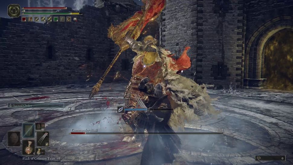 Elden Ring Commander Niall boss fight | GamesRadar+