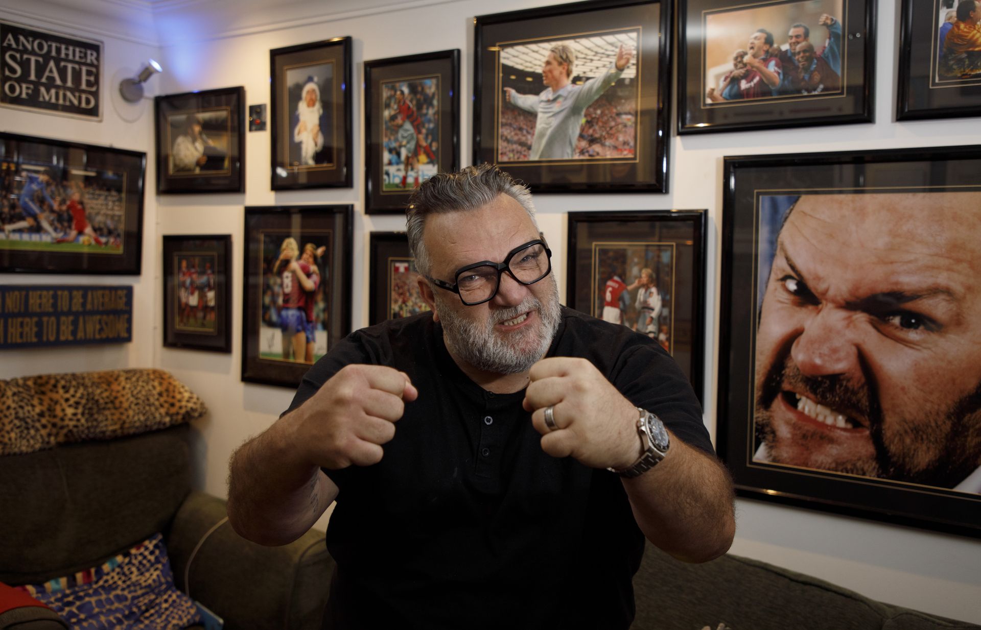 ‘I was marking Ian Wright and kicked him all round Wembley, which I ...