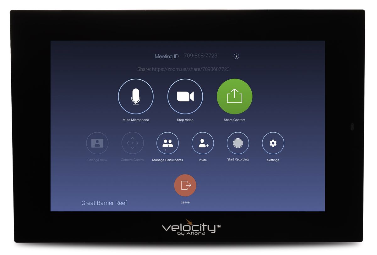 Atlona Velocity Networked AV Control Platform Certified for Zoom Rooms ...
