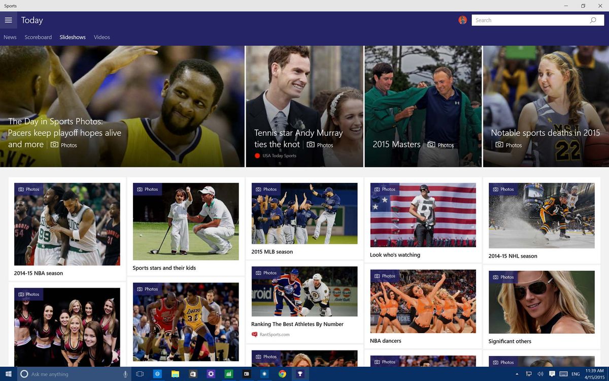 Windows 10 build 10056 unveils updated MSN apps with new UI and ...