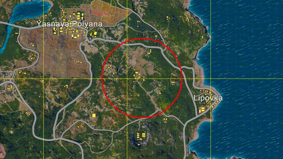 PUBG Erangel map and the best places to drop in for loot | GamesRadar+