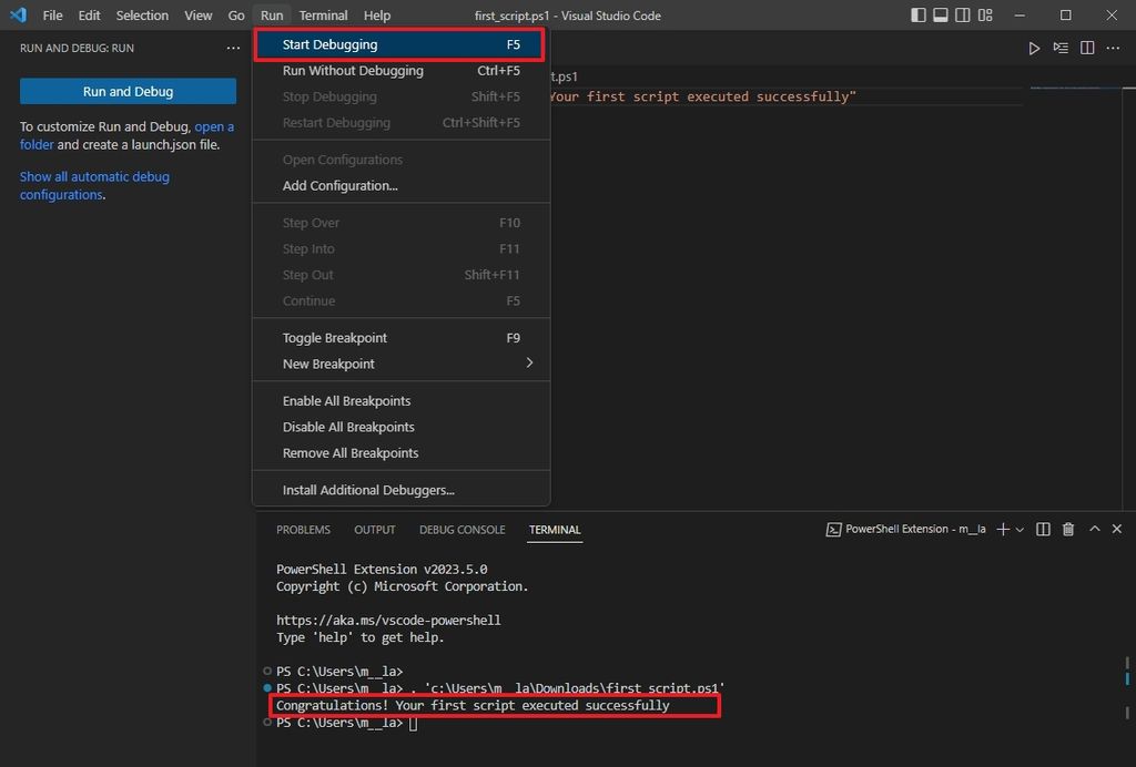 How to create and run a PowerShell script file on Windows 10 or 11 ...