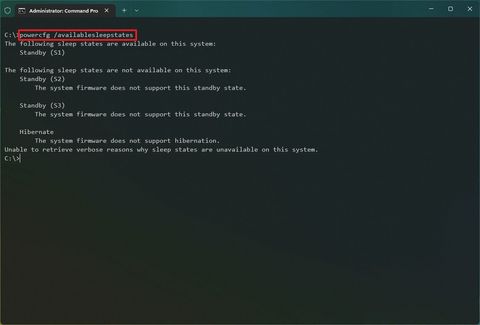 How to check your computer's supported power features on Windows 11 ...