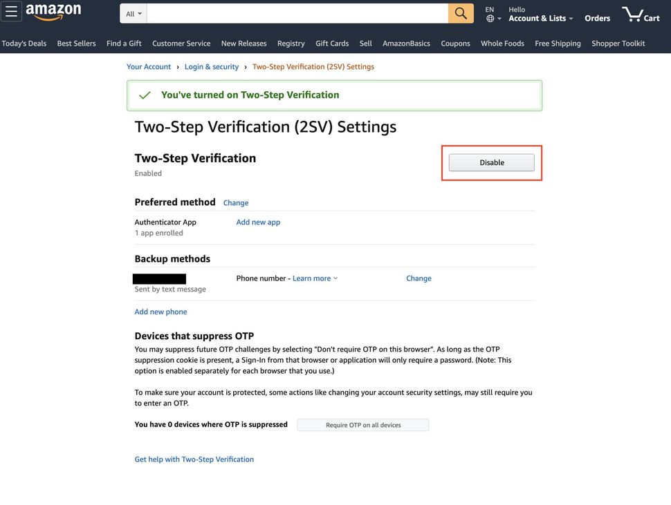 How to set up two-factor authentication for your Amazon account | iMore