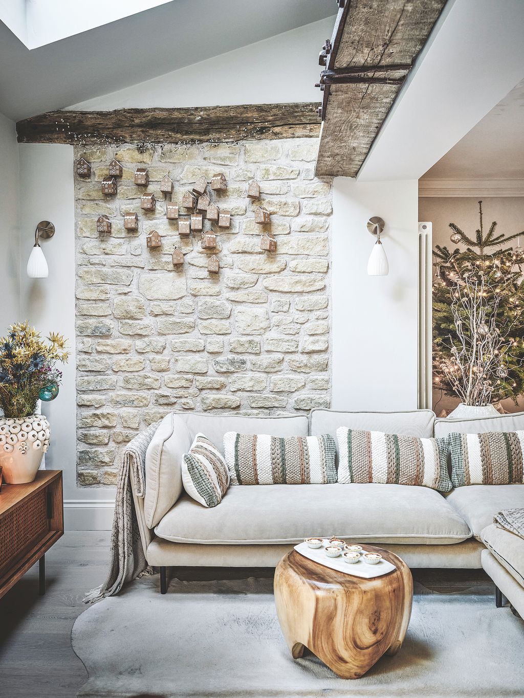 This mill house is renovated with warm neutrals and texture | Homes and ...