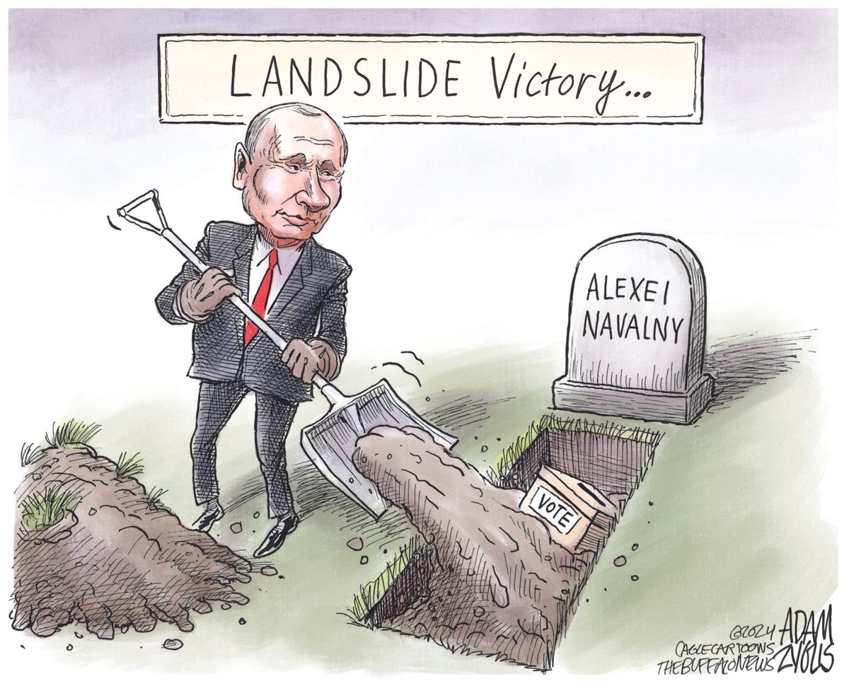 5 predictably funny cartoons about the Russian election results | The Week