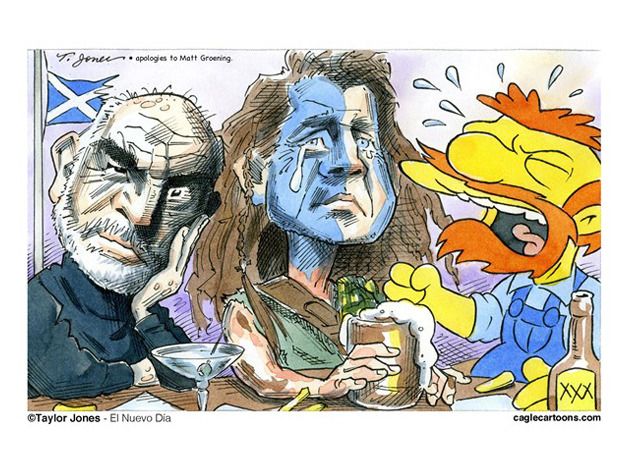 Political cartoon Scotland independence world | The Week
