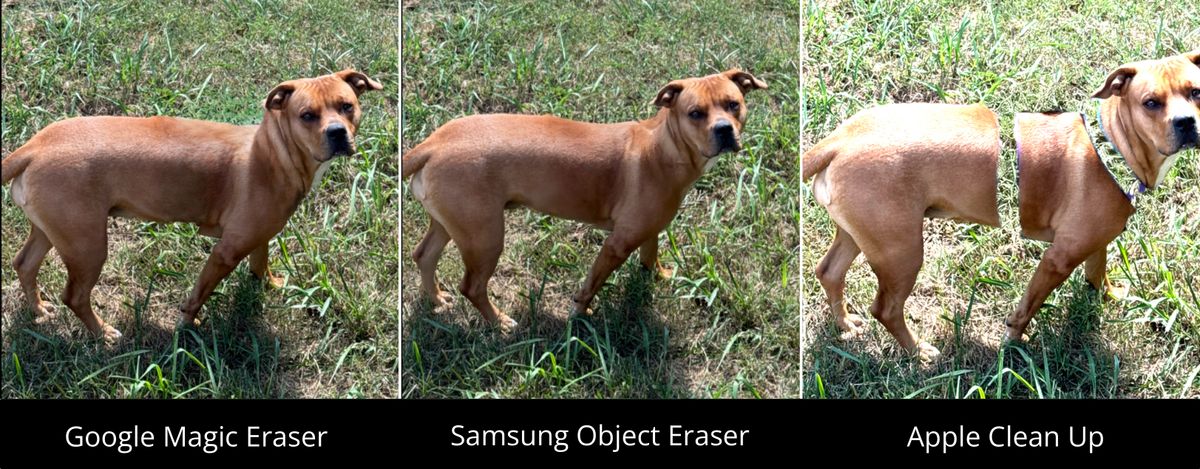 Apple and Samsung can't hold a candle to Google's Magic Eraser ...