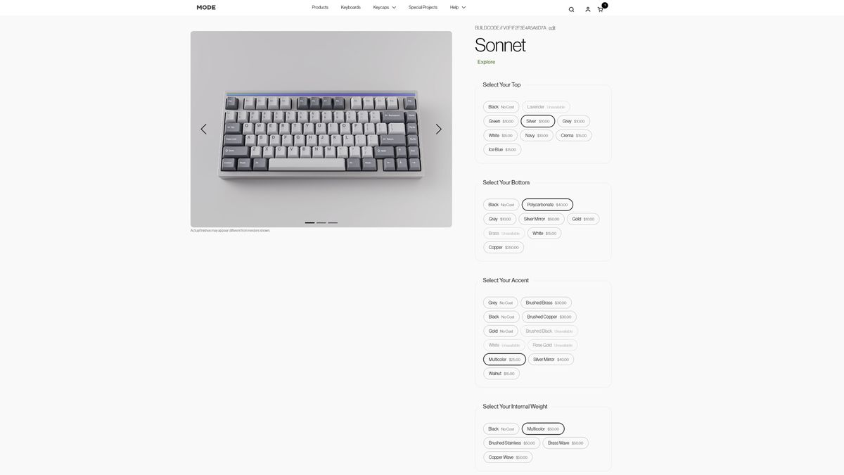 Mode Sonnet Custom Mechanical Keyboard Review: Refined Elegance | Tom's ...