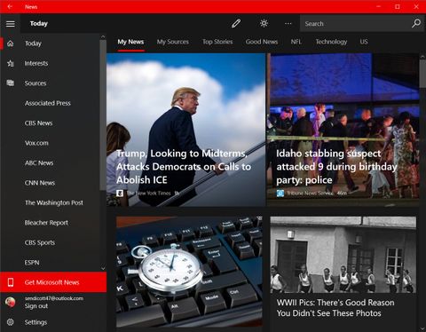 A first look at the new Microsoft News app for Windows 10 | Windows Central