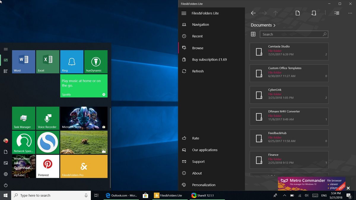 Files&Folders Windows 10 App [Review]: A gorgeous file explorer ...