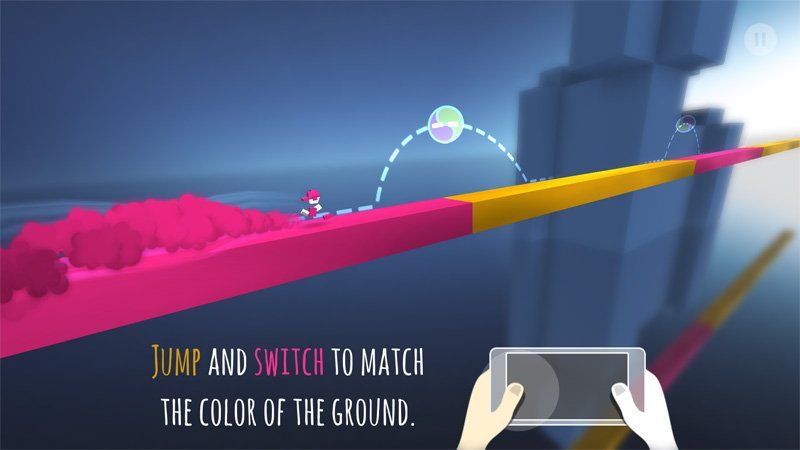 Chameleon Run is a beautifully stark endless runner with a colorful ...