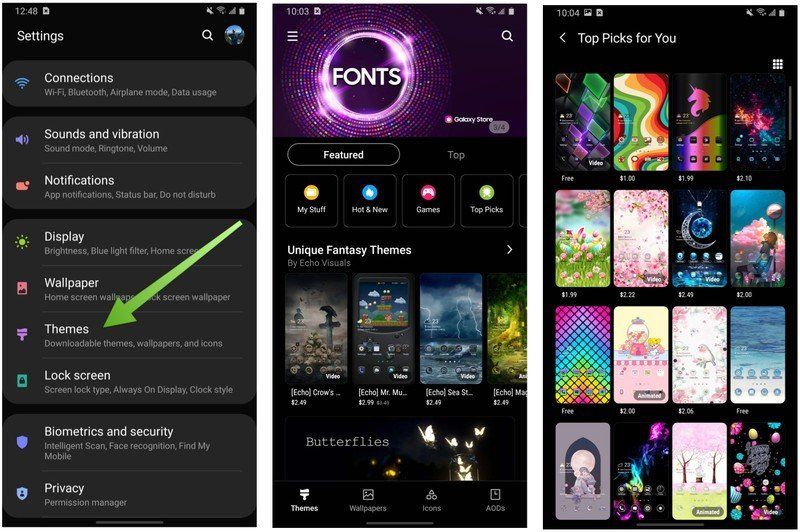 How to change the wallpaper, screensaver, and theme on your Samsung ...