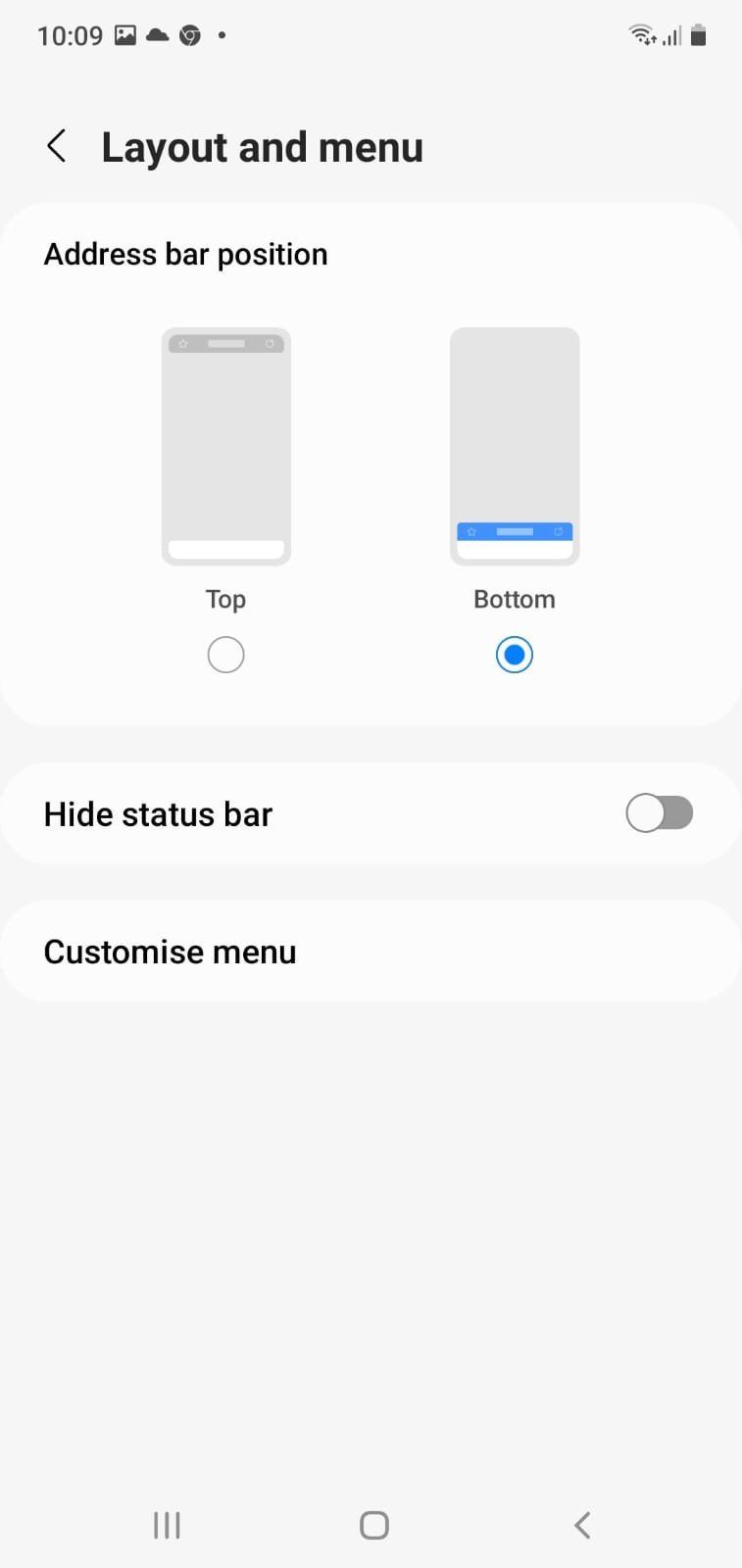 How to move the URL bar to the bottom of your screen with the Samsung ...