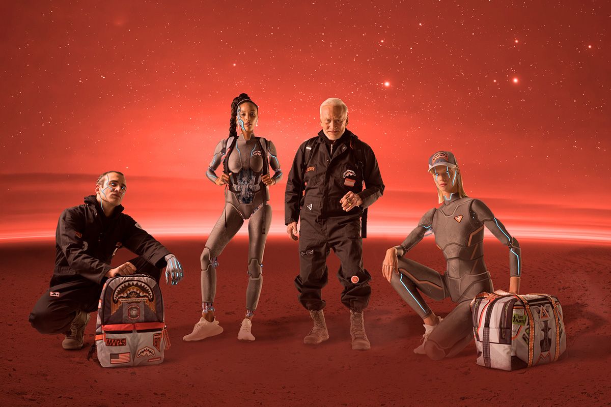Mission to Mars! Buzz Aldrin's Cosmic Sprayground Fashion Line in ...