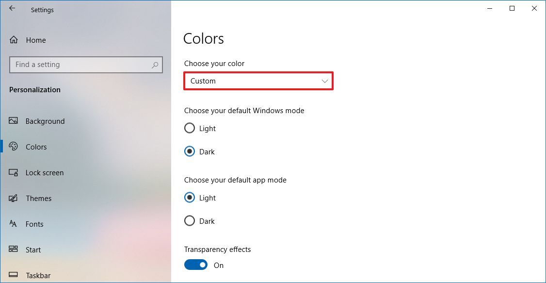 How to fix accent color option not available on Windows 10 | Windows ...