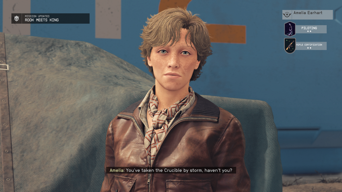 How to recruit Amelia Earhart in Starfield | PC Gamer