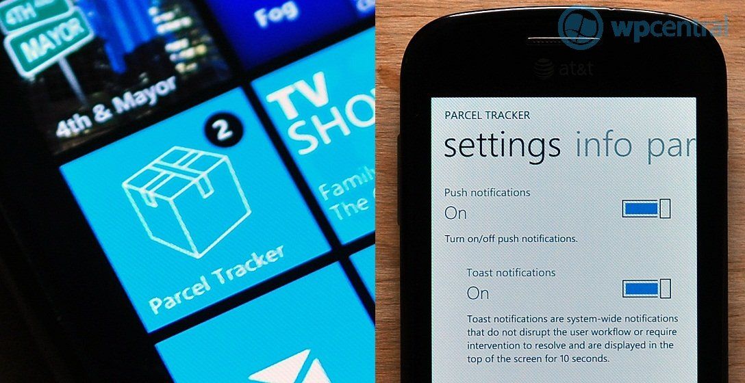 Parcel Tracker gets a Live Tile/Notifications for your shipments ...