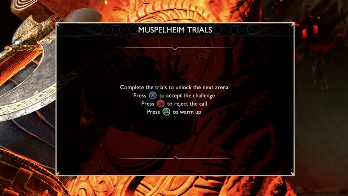 God of War fire armor of Muspelheim | GamesRadar+