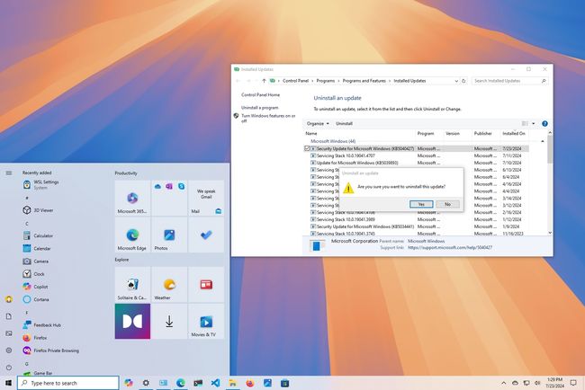 How To Uninstall And Reinstall Updates On Windows 10 Windows Central
