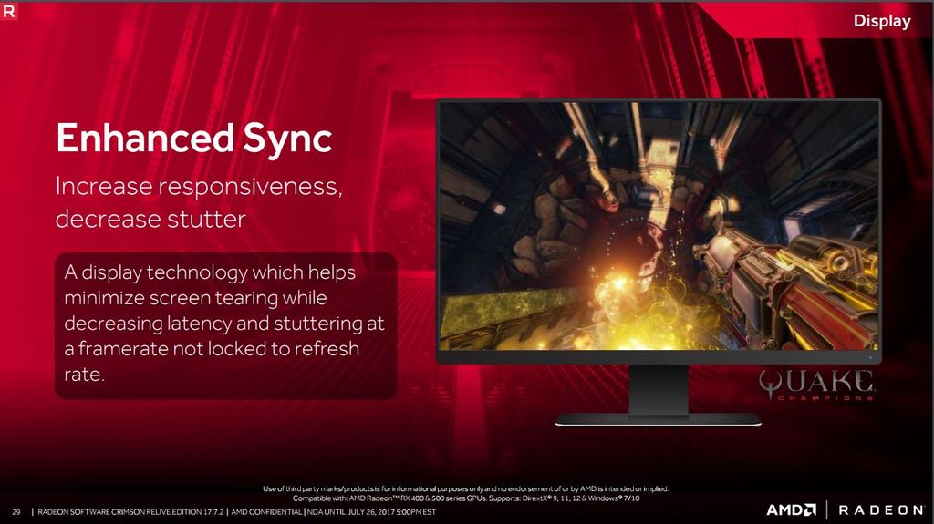 AMD Introduces 'Enhanced Sync' Framerate Synchronization Technology ...