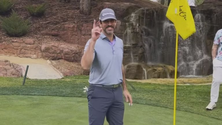 Aaron Rodgers Hits Ace In First Round Of Golf Since Surgery | Golf Monthly