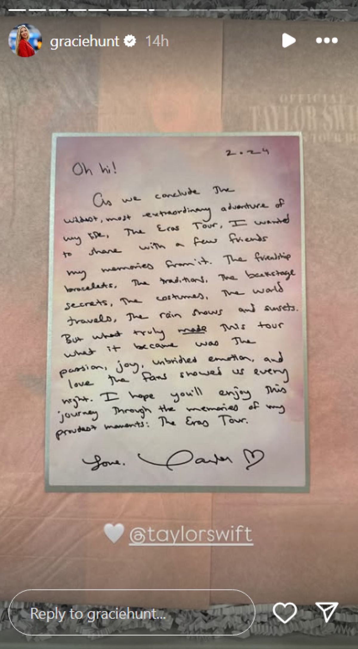 The Sweet Gift Taylor Swift Gave To Chiefs Heiresses Ava And Gracie ...