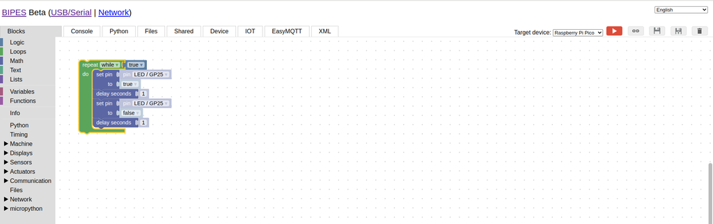 Block Based Coding Comes To the Raspberry Pi Pico | Tom's Hardware