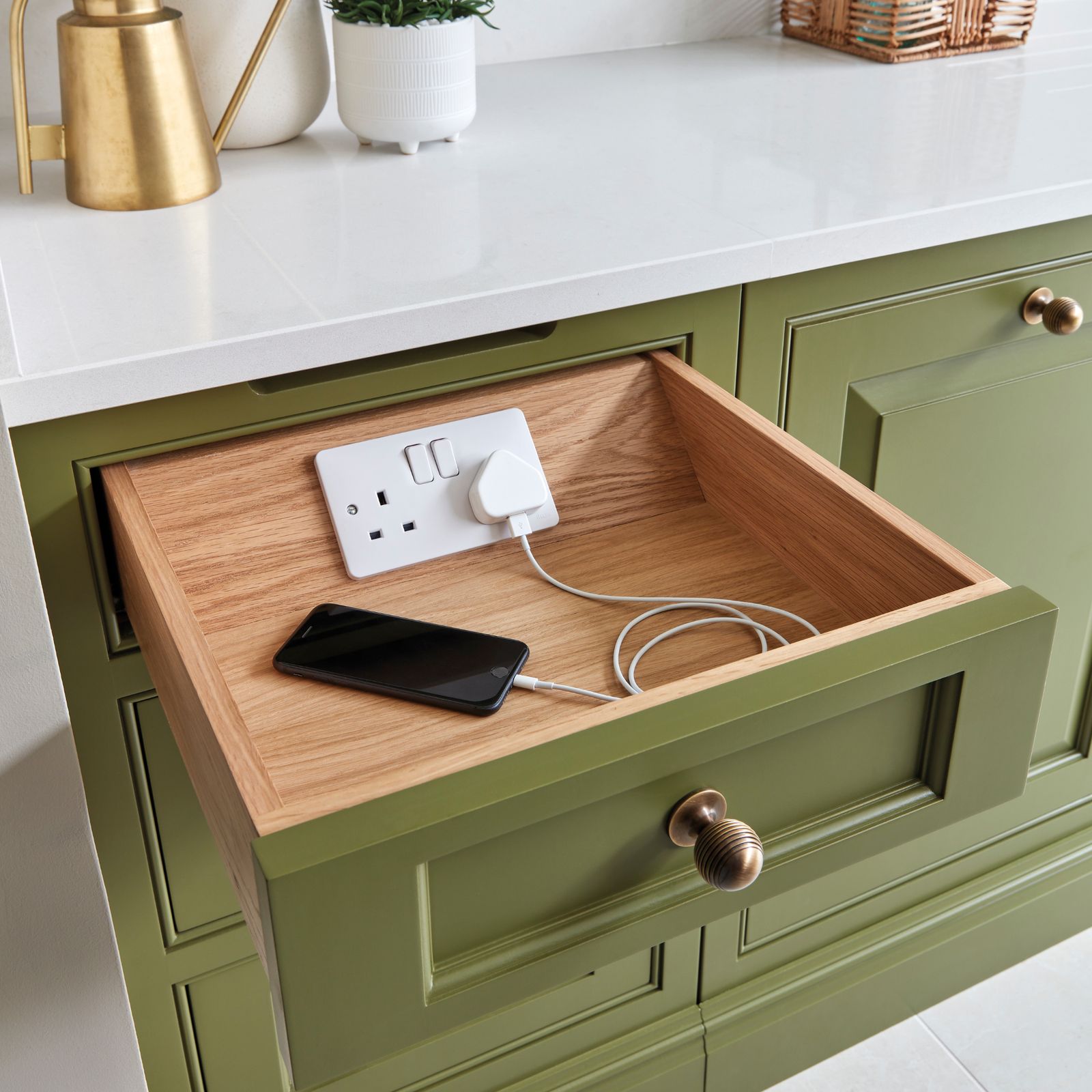 Where do you put sockets on a kitchen island? | Ideal Home