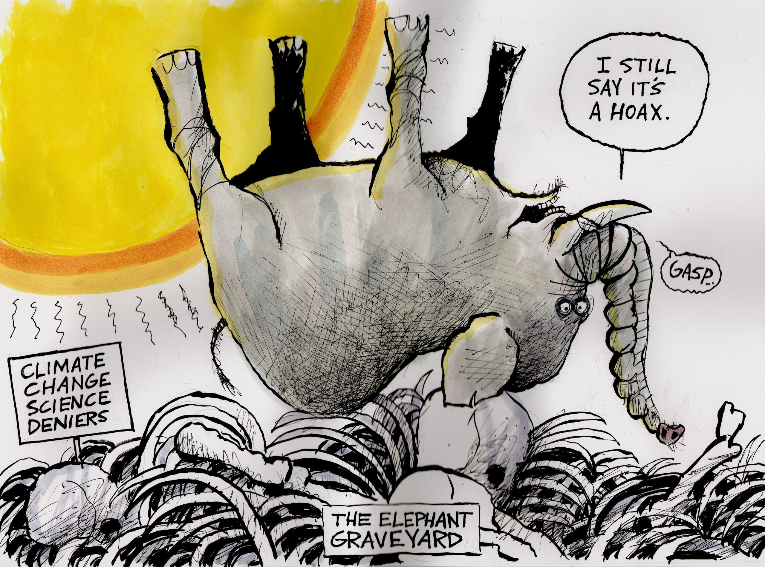 Political cartoon U.S. GOP climate change | The Week