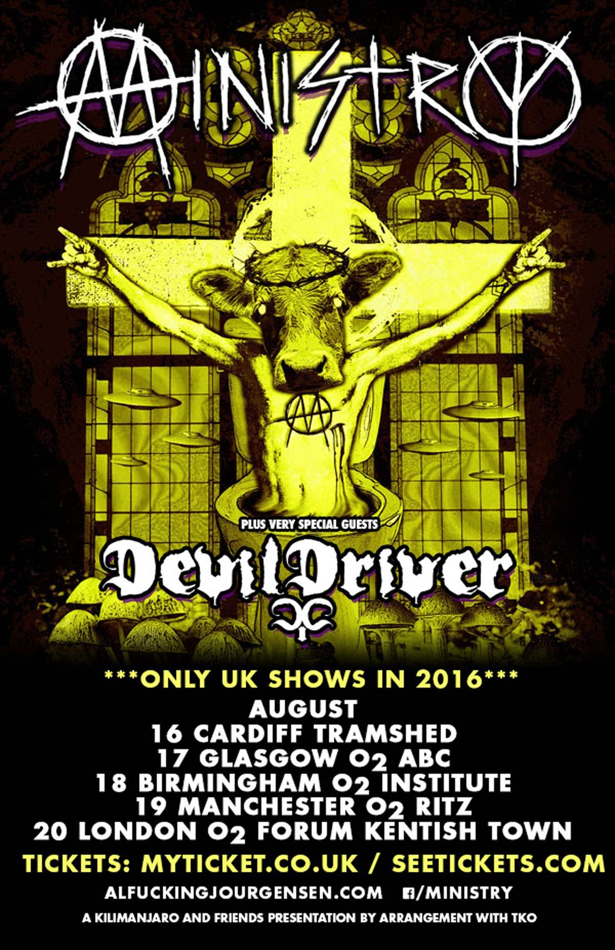 Ministry confirm UK tour with DevilDriver | Louder
