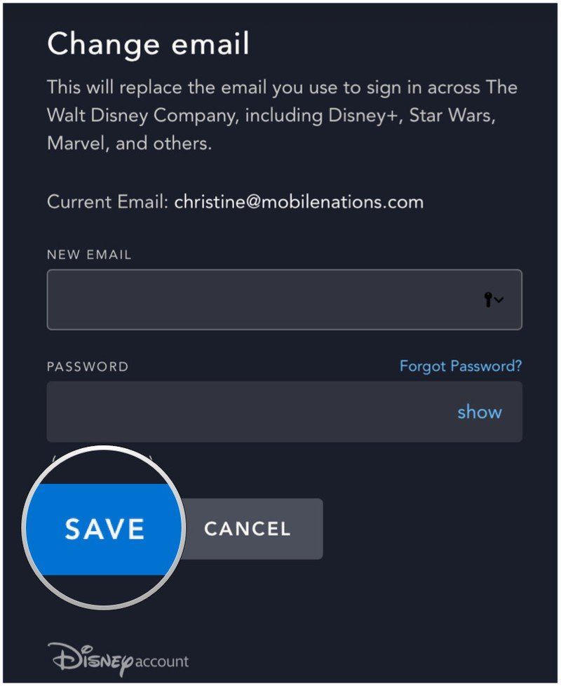 How to change your Disney Plus password | Android Central