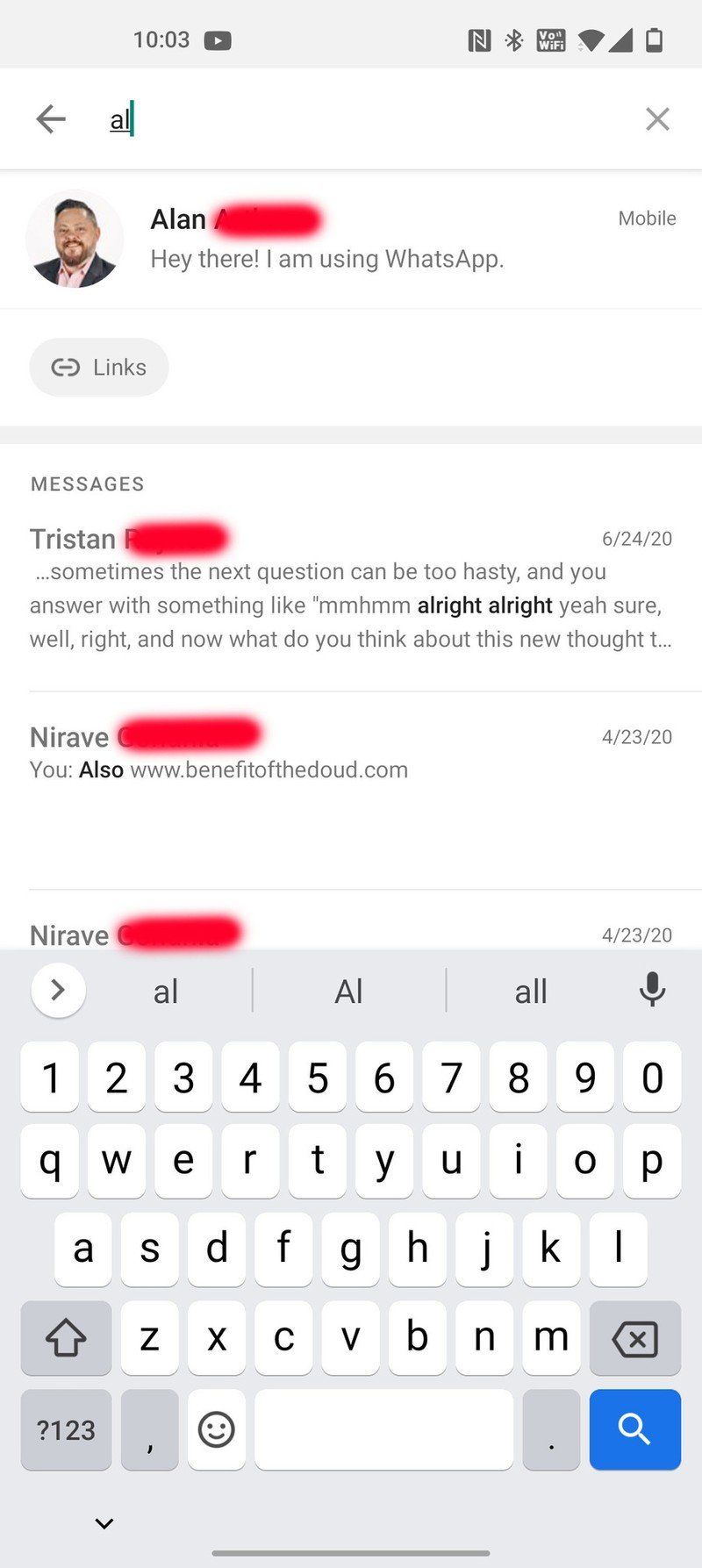 How to use the search feature in WhatsApp for Android | Android Central
