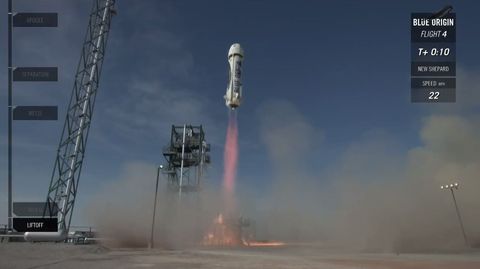 Blue Origin's 4th Reusable Rocket Launch and Landing in Photos | Space
