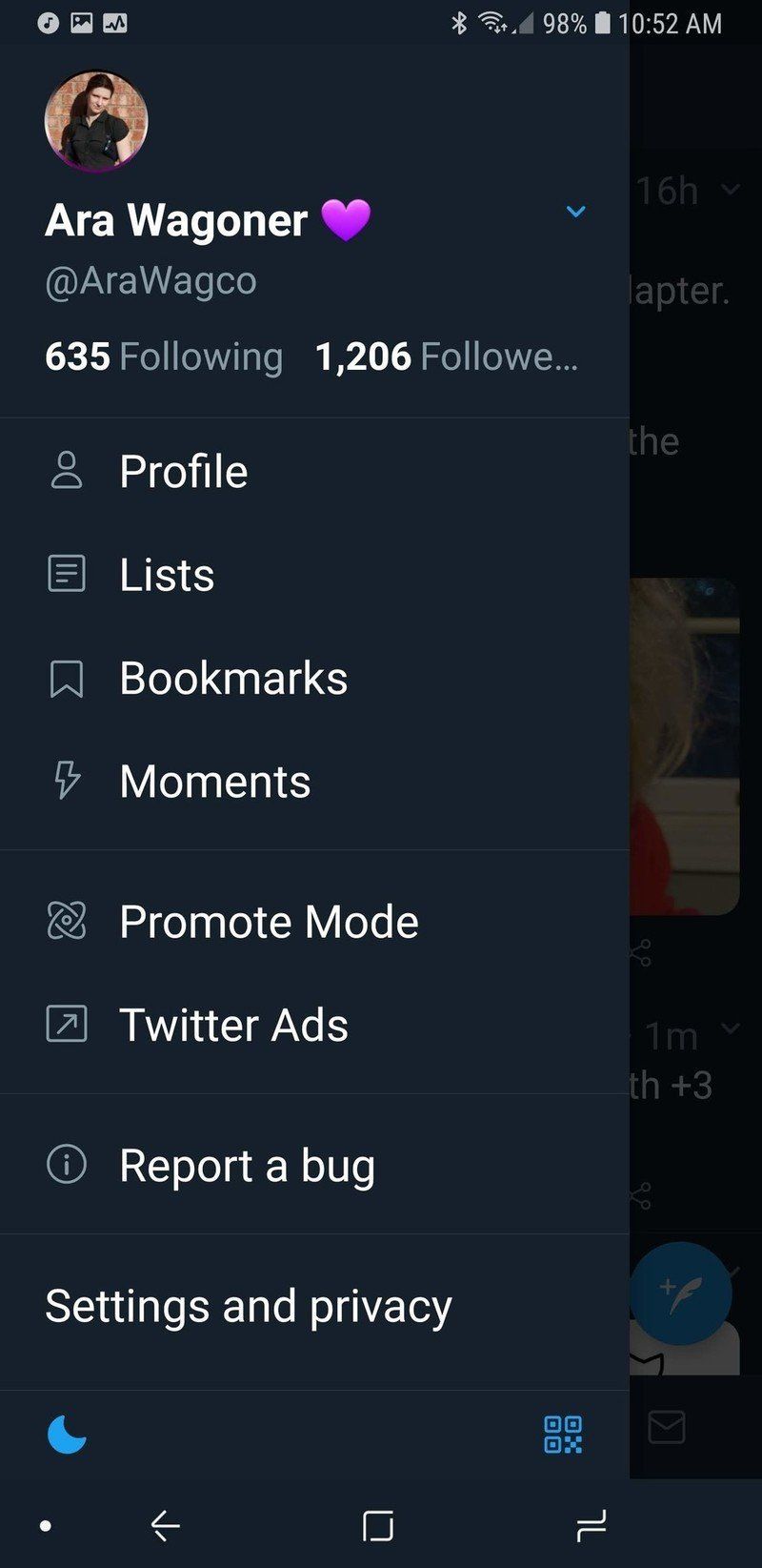 How to make Twitter for Android show tweets in reverse chronological ...