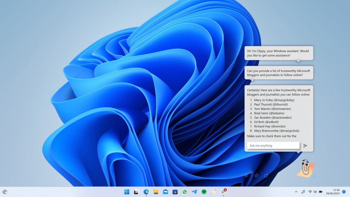 Microsoft Clippy gets major upgrade with ChatGPT thanks to new Windows ...