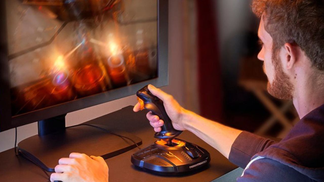 One of our favorite flight sticks from Thrustmaster has hit a low price ...