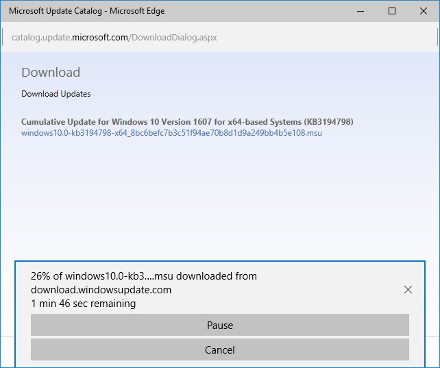 How to manually download and install Windows 10 cumulative updates ...