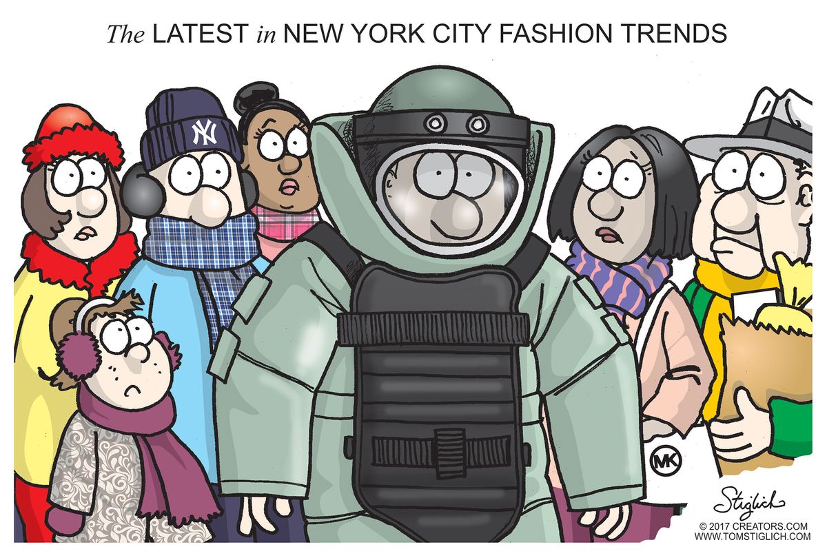 Editorial cartoon U.S. New York Port Authority attack | The Week