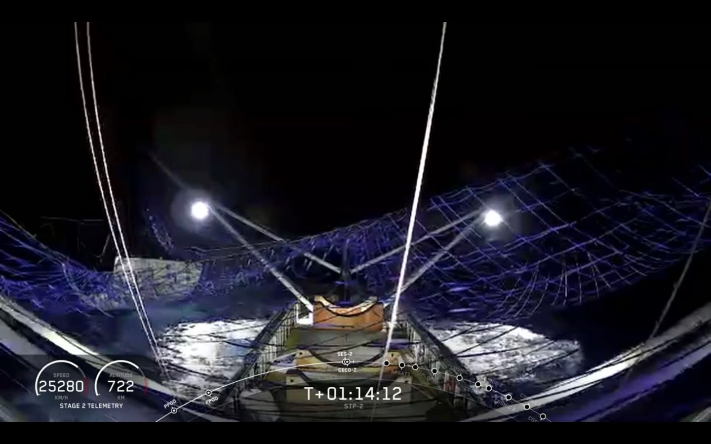 SpaceX Boat Snags Falling Payload Fairing in Historic First | Space